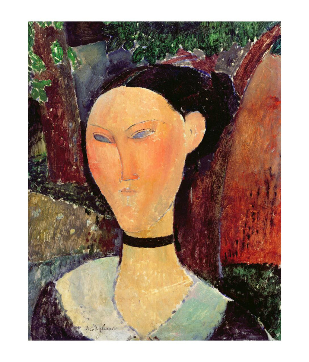 1000Museums Woman with a Velvet Neckband by Amedeo Modigliani - Giclee Print - Wayfair Canada
